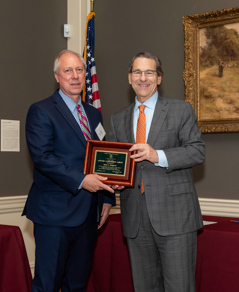 Mark Halperin receives Lifetime Achievement Award from Lambda Alpha ...